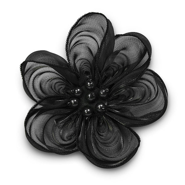 Lala Organza Flower Brooch and Hairclip – Expo International Inc