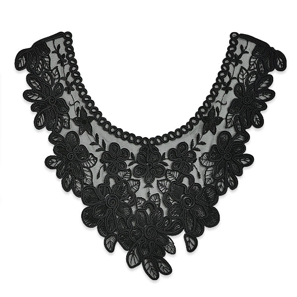Juno Flower Lace Collar Applique/Patch 12" X 12" – Expo International Inc