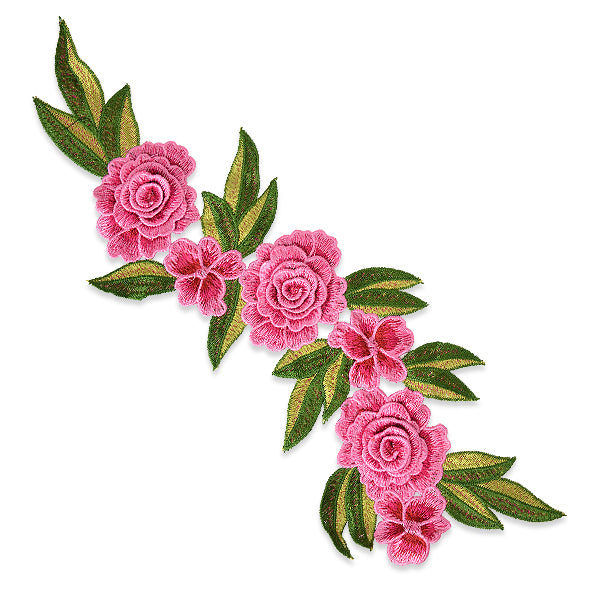 Amina Layered Embroidered Flower Patch Applique/Patch – Expo ...