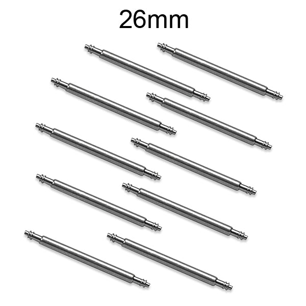 10 pack of 26mm Stainless Steel Watch Spring Bars – Expo International Inc